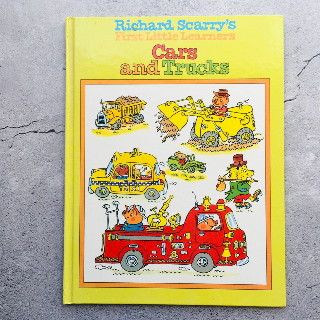 Richard Scarry’s First Little Learners Cars and Trucks Hardcover Book ...