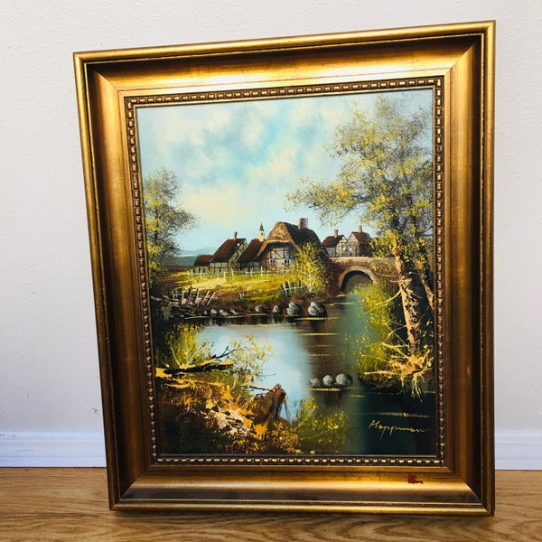 Hoppman Framed Oil Paintings - Etsy