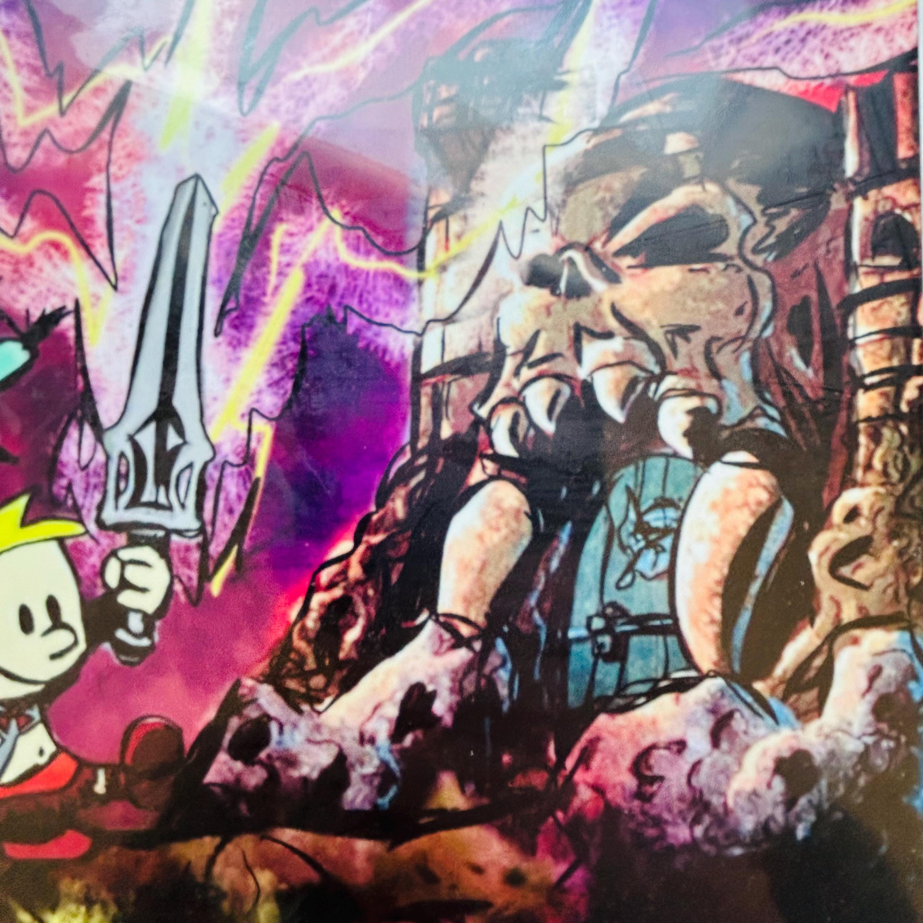 Calvin and Hobbes Castle Grayskull Art Print by Jerry Pesce Signed 10x7 ...