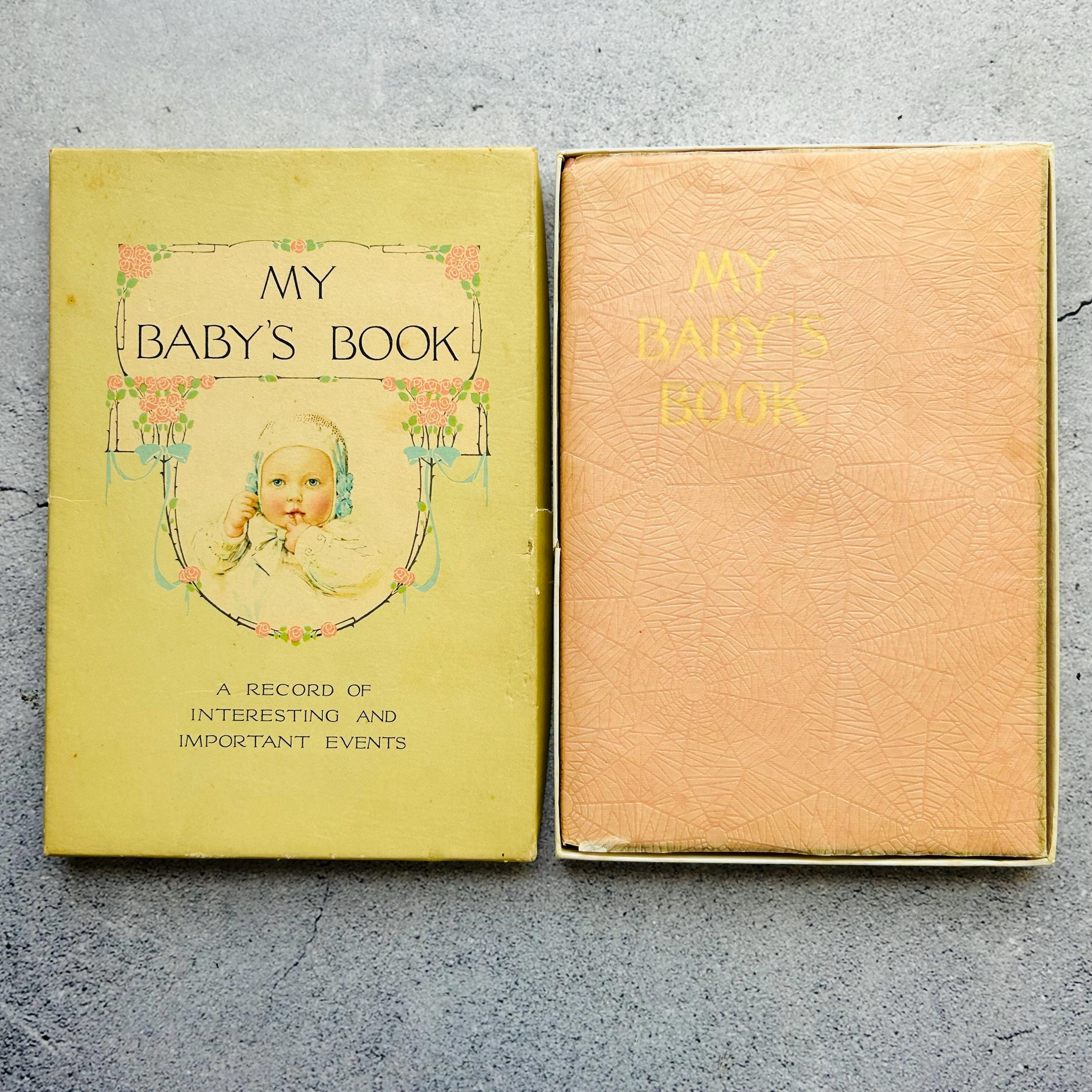 Vintage Baby Memory Book: 1915 Keepsake With Original Box - Etsy