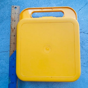 Tupperware Golden Yellow Alphabet Vintage School Lunch Box - Etsy