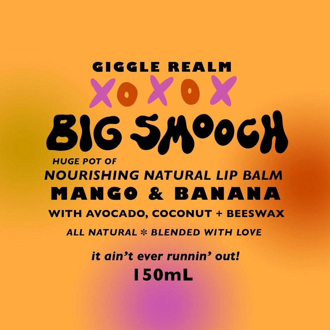 BIG SMOOCH Natural Lip Balm - Etsy