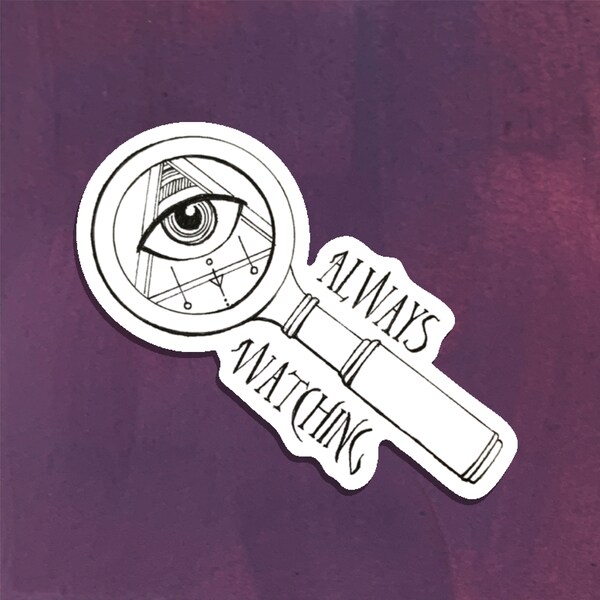 Always Watching Decal - Etsy