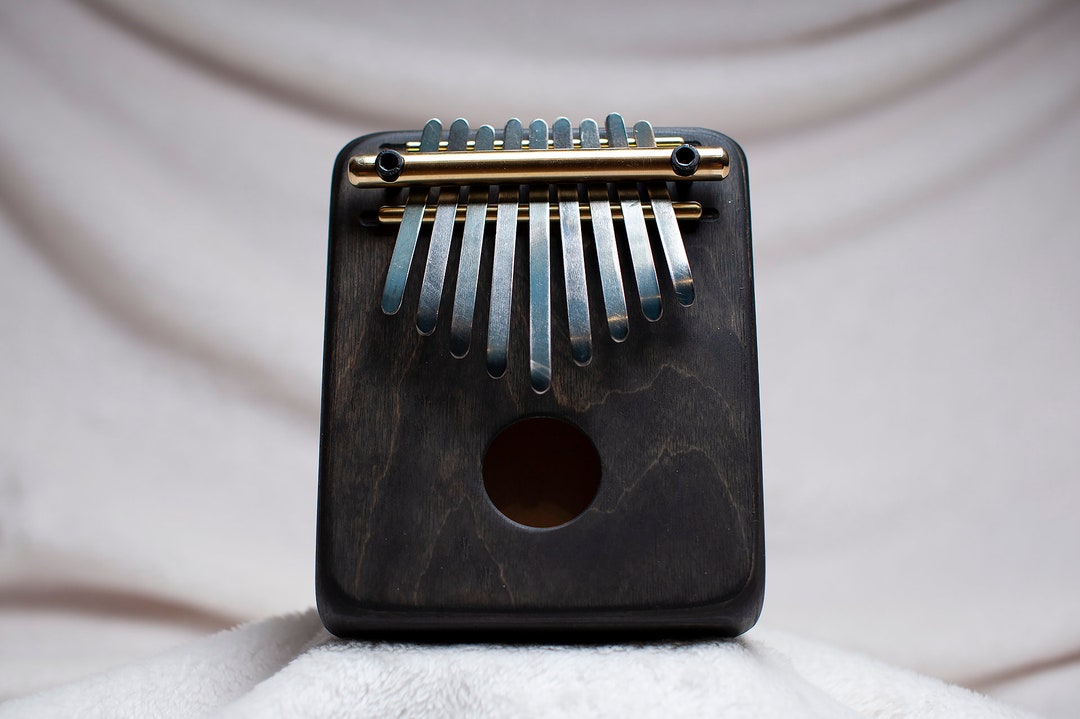 Kalimba Black Handmade Custom Musical Instrument for Music Therapy ...