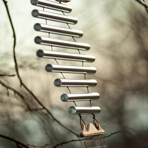 Sound Healing Chimes for Music Therapy and Sound Bath -2in1, Handmade 9 ...