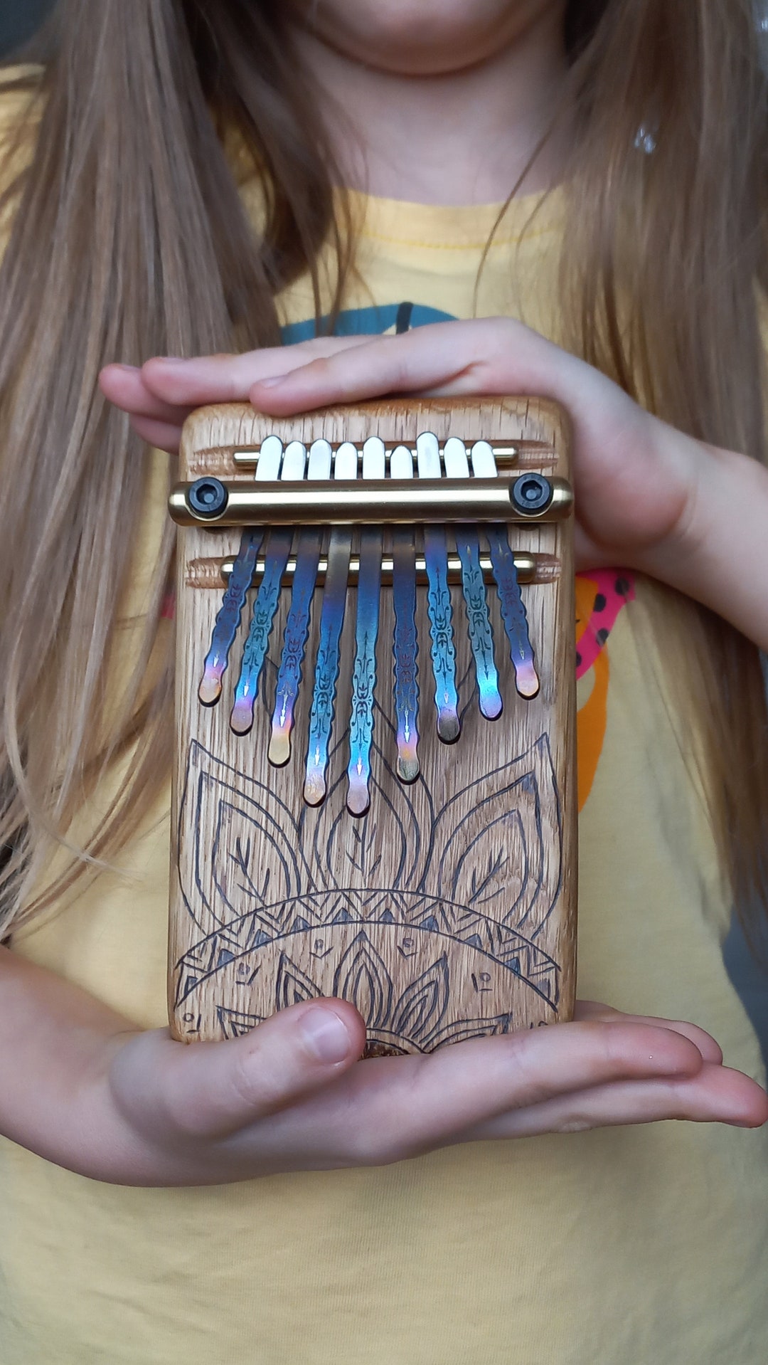 Kalimba - Handmade Wood Custom Birthday Gift, Housewarming Gift Musical ...