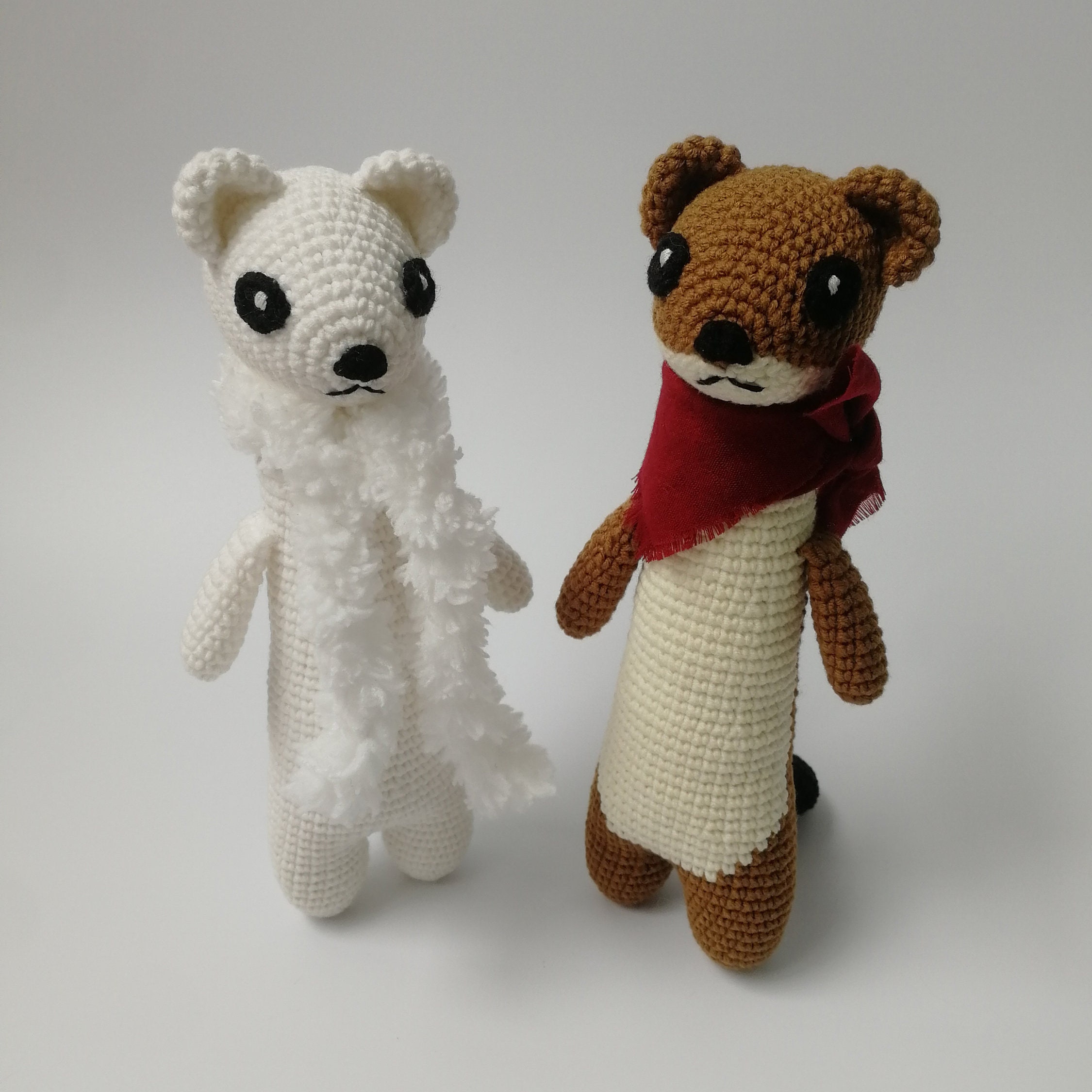 Two Stoats Crochet Patternermine Stoatweaselamigurumi | Etsy