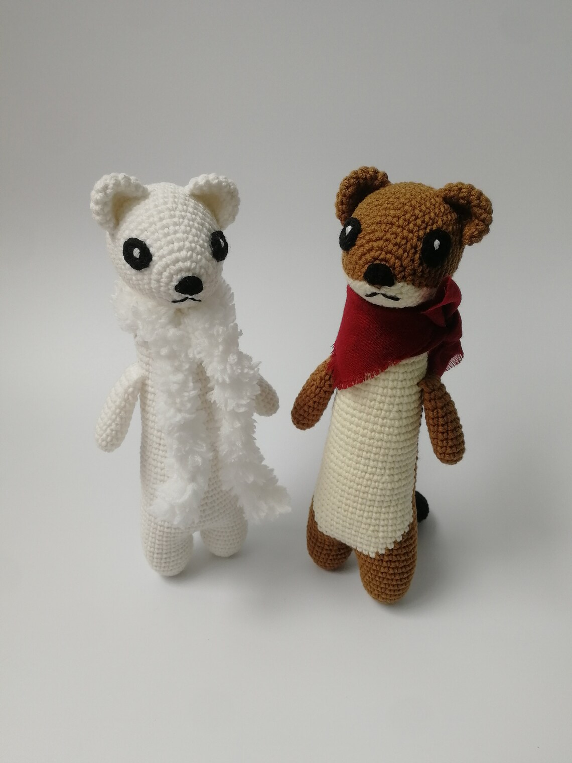 Two Stoats Crochet Patternermine stoatweaselamigurumi | Etsy