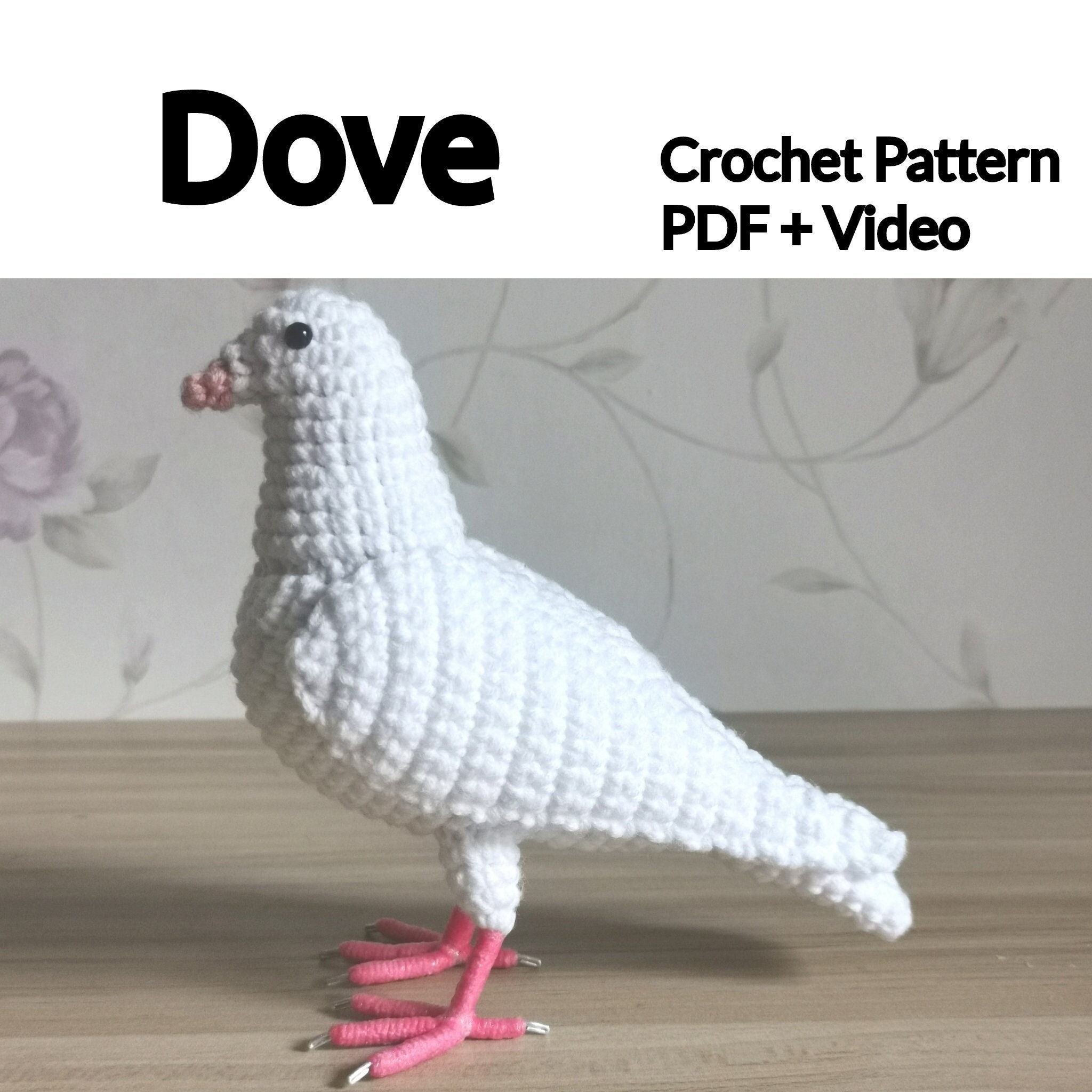 Dovecrochet Pattern With Videopigeonamigurumi Patternpdf | Etsy