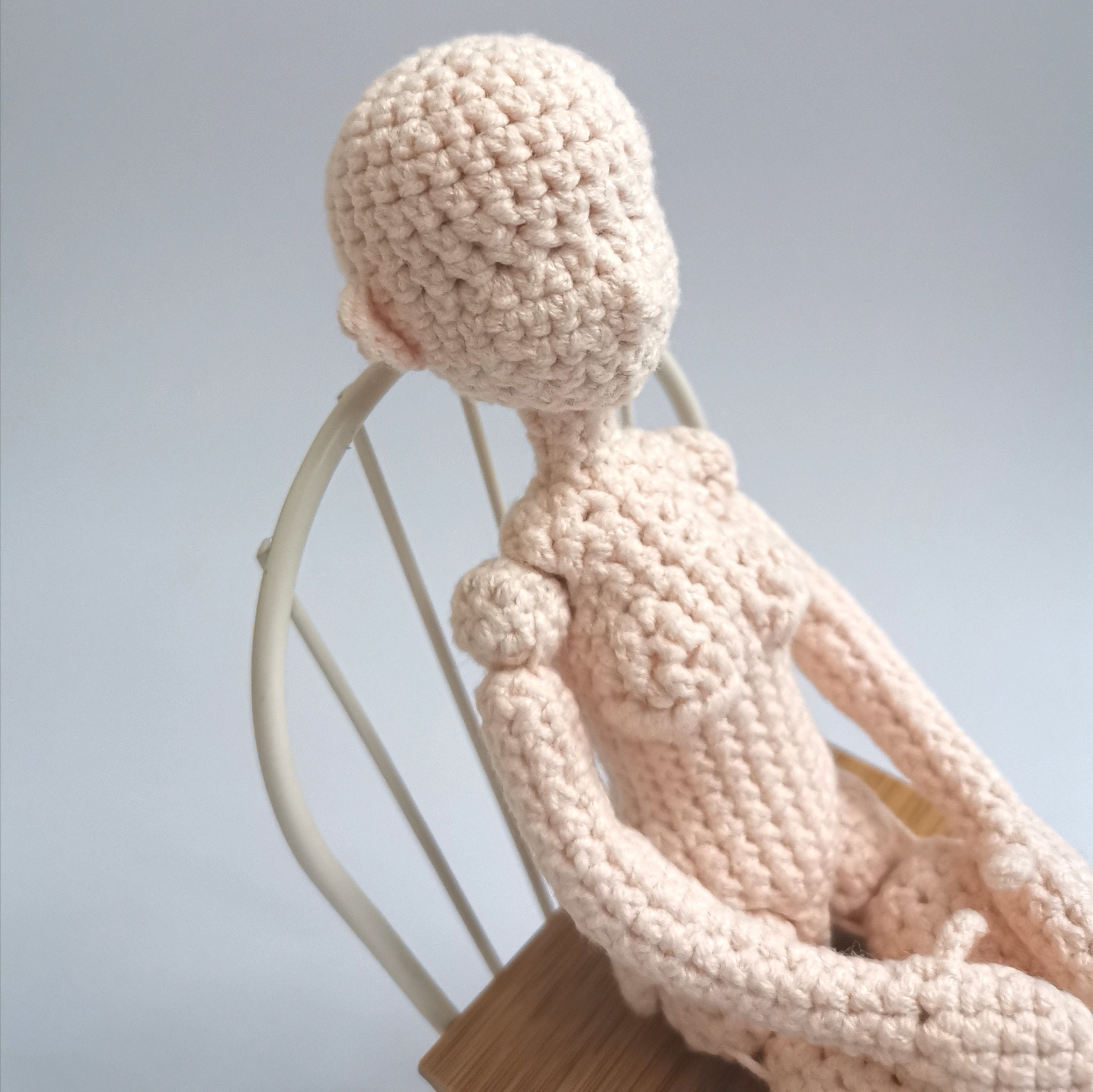 Silva 3 Doll Body Crochet Pattern Bjd Doll Body 24cm Doll - Etsy