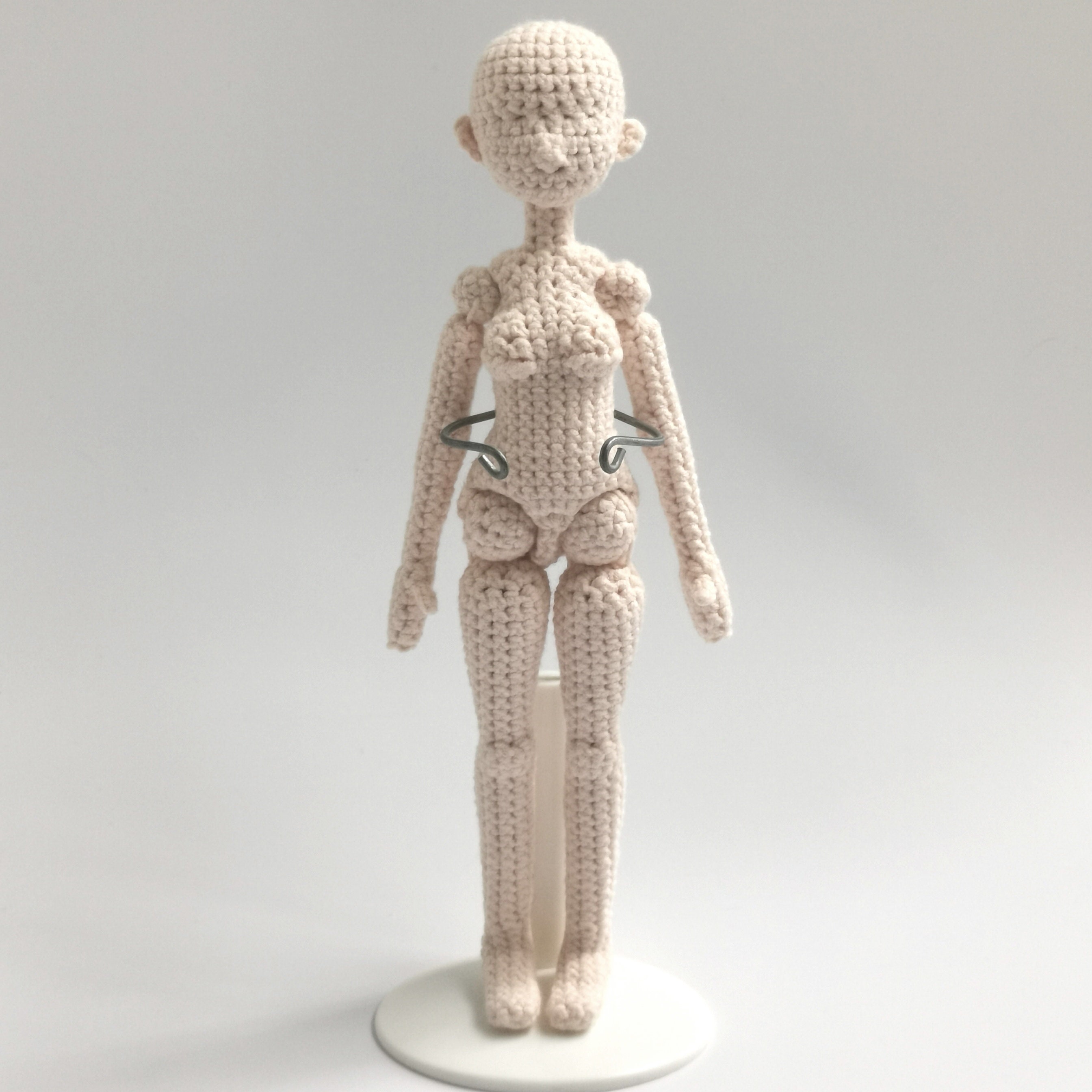 Silva 3 Doll Body Crochet Pattern Bjd Doll Body 24cm Doll - Etsy