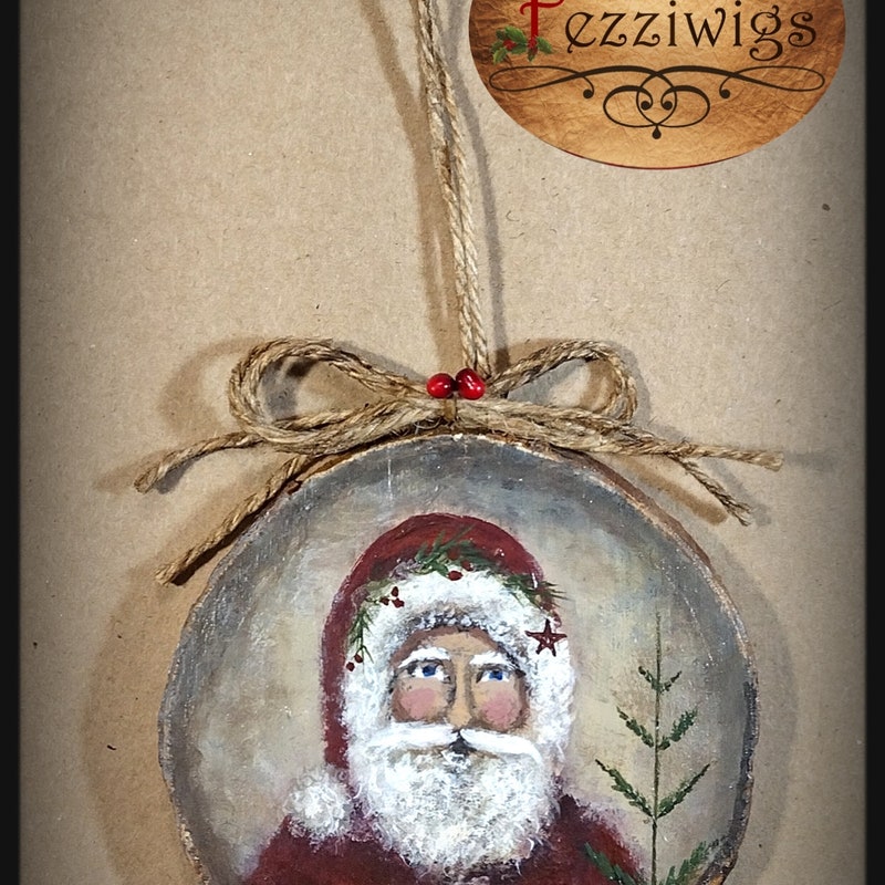 Primitive Santa - Etsy