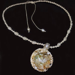 Hand Sculpted ocean's Jewel Shell Pendant / - Etsy