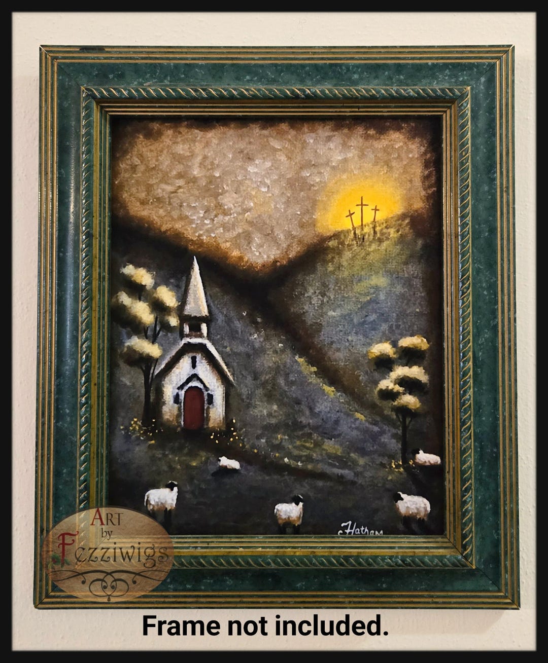 Sunday Morning Art Print - UNFRAMED Original Oil Painting Print ...