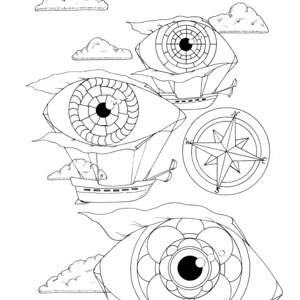 Lucid Dreams, A 20 Page, Adult Coloring Book by Roger A. Feltman ...