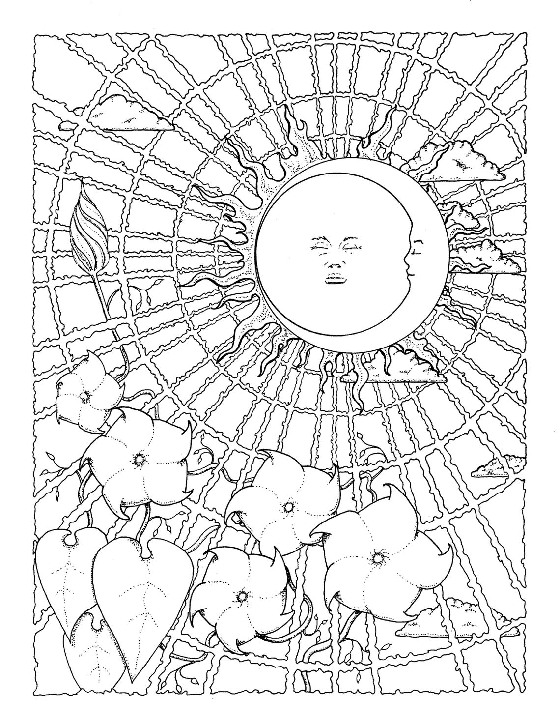 Lucid Dreams, A 20 Page, Adult Coloring Book by Roger A. Feltman ...