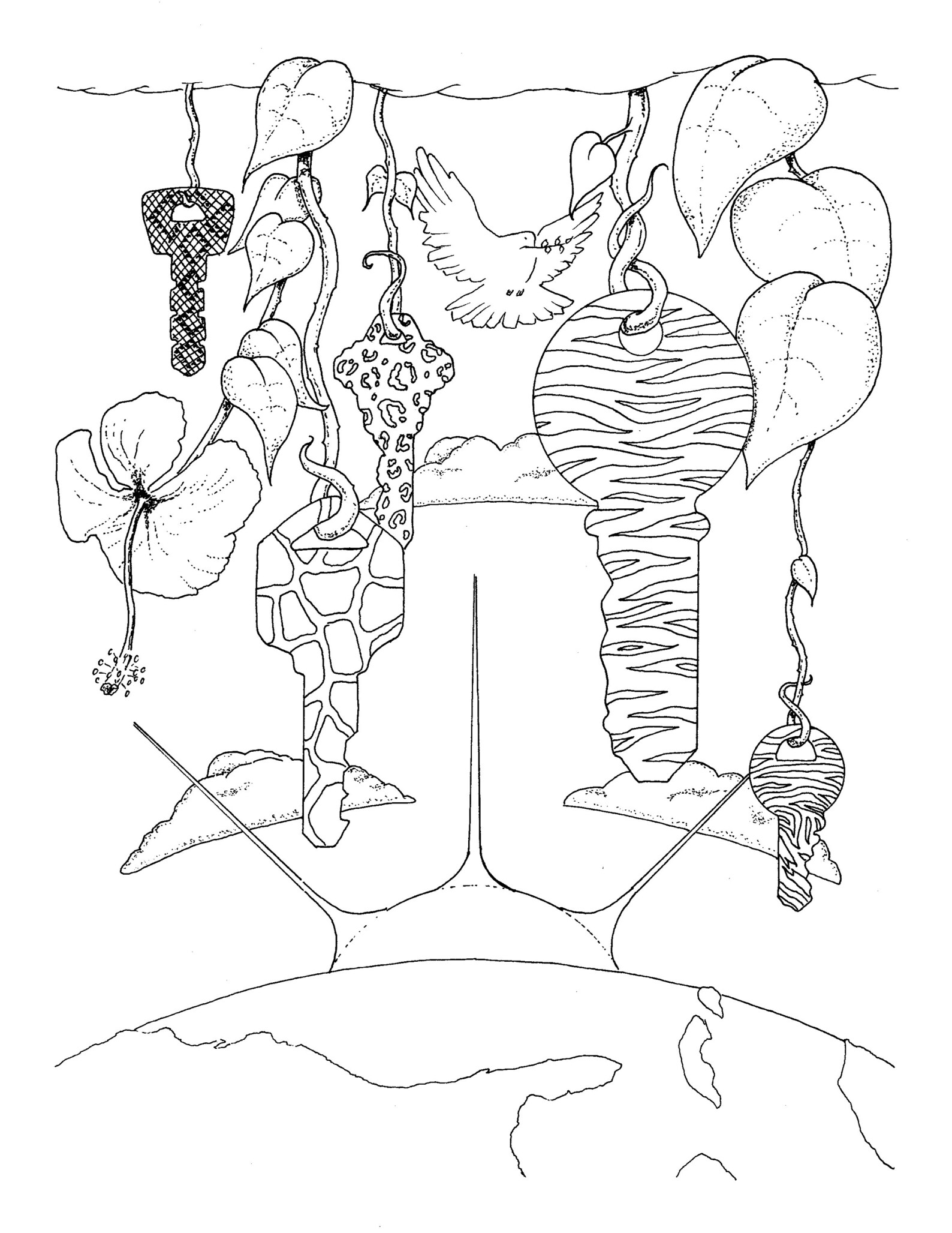 Lucid Dreams, A 20 Page, Adult Coloring Book by Roger A. Feltman ...