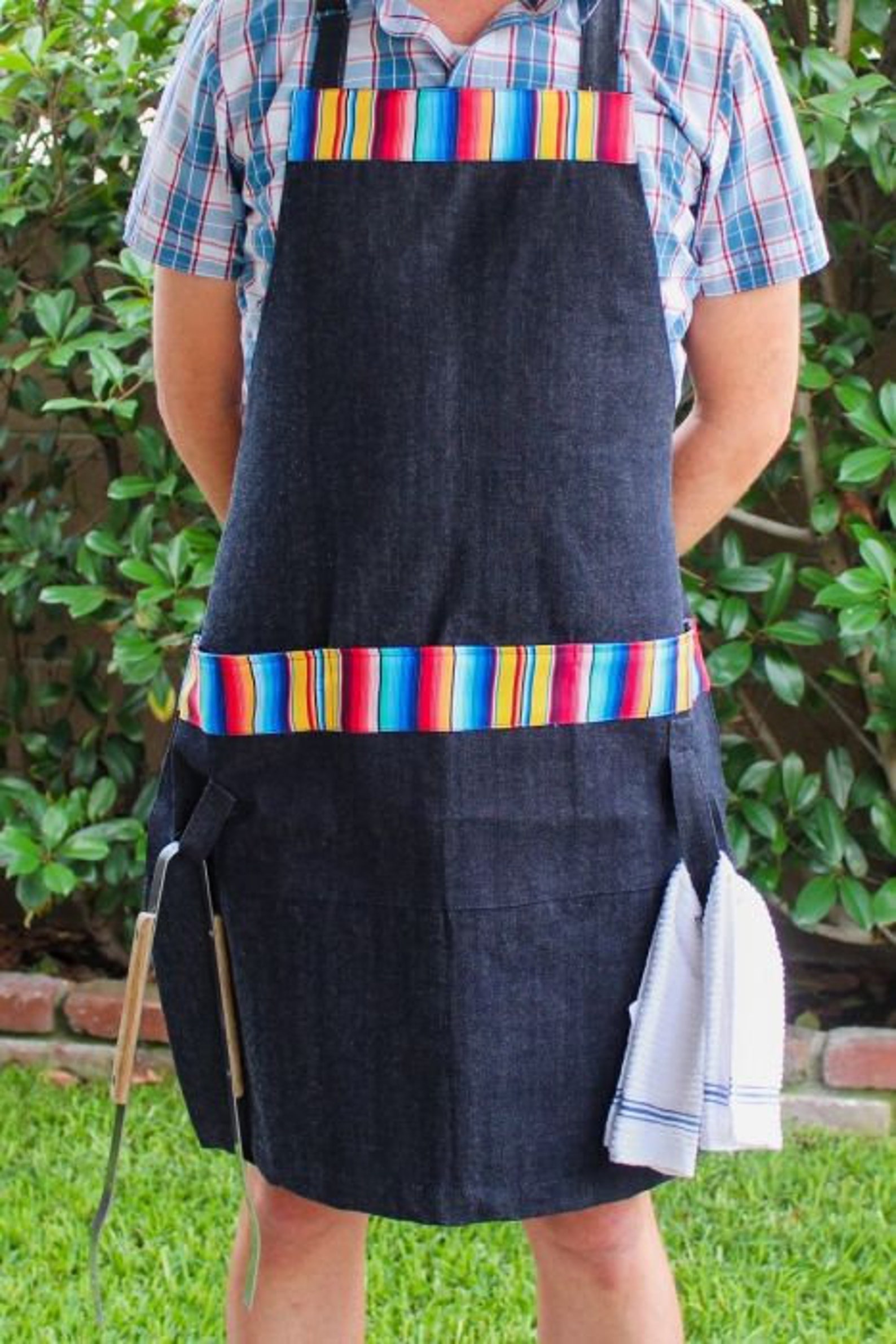 Kitchen Apron Set With Pockets Artisan Made Chef Apron | Etsy