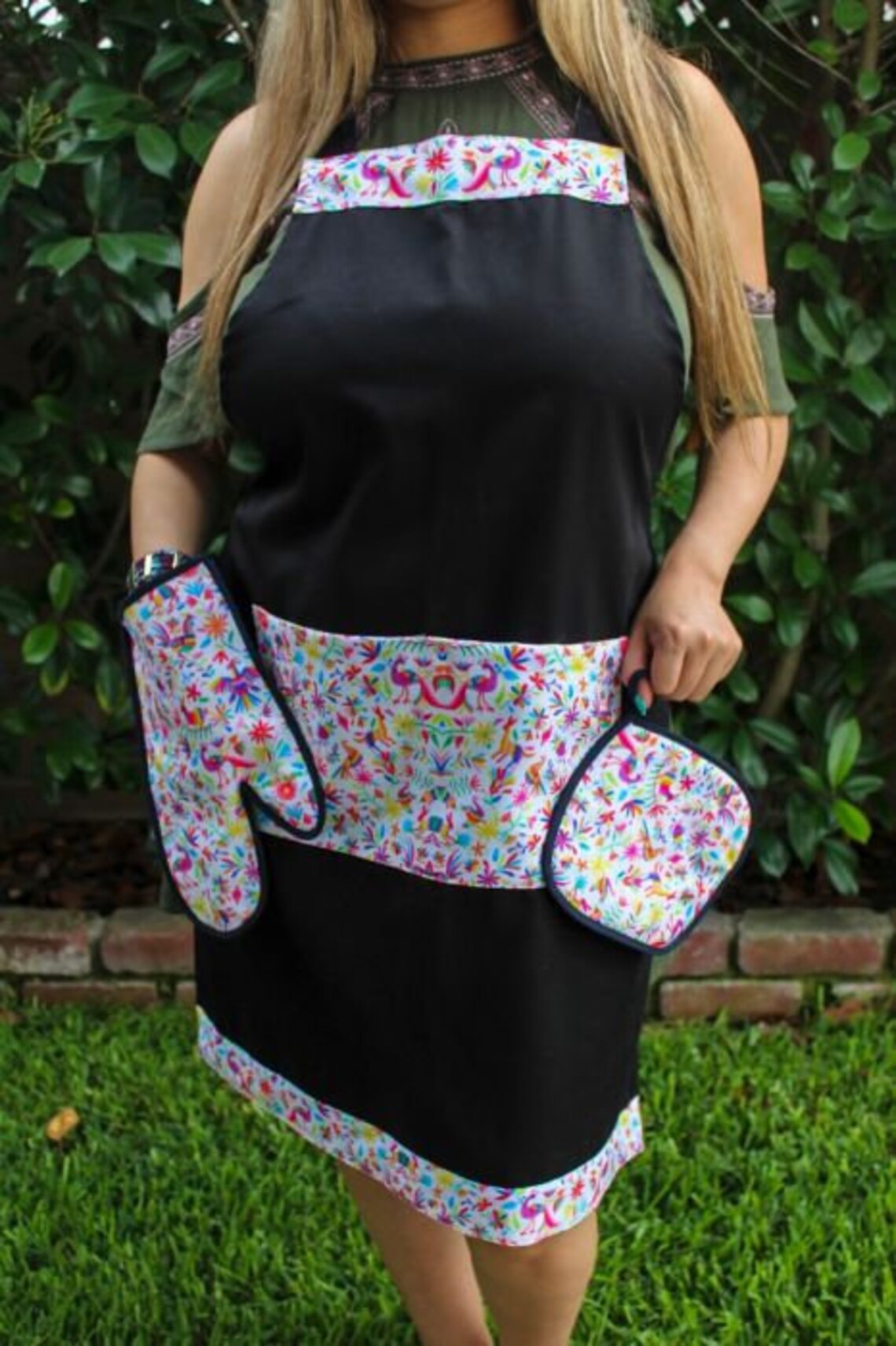 Kitchen Apron Set With Pockets Artisan Made Chef Apron | Etsy