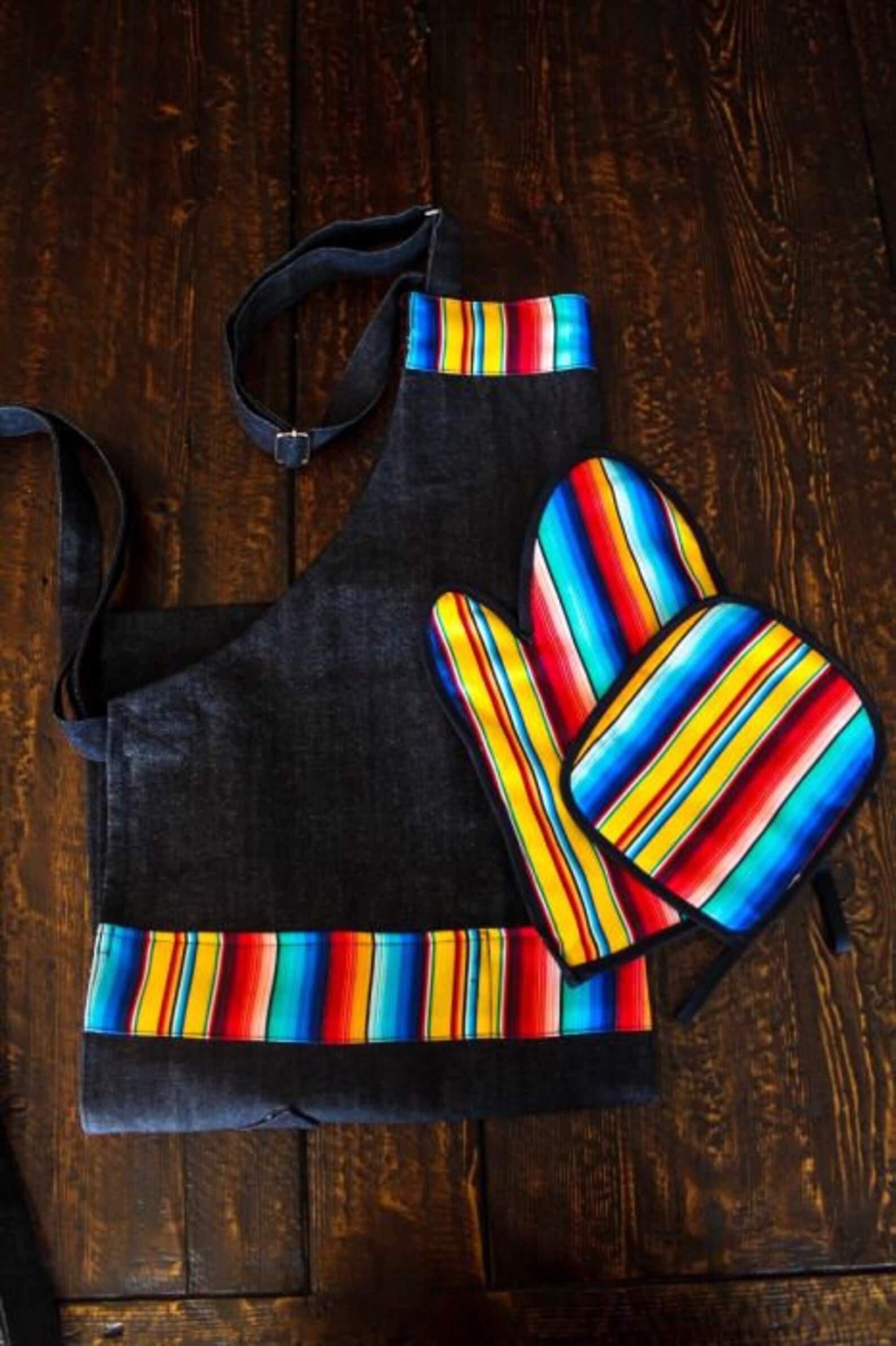 Kitchen Apron Set With Pockets Artisan Made Chef Apron - Etsy