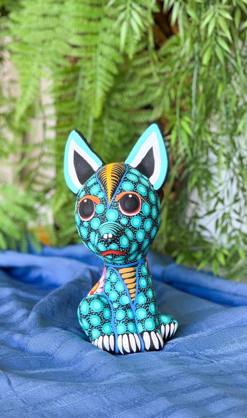 Xolo Dog Sculpture- Dia De Los Muertos, Sugar Skull Dog, Halloween ...