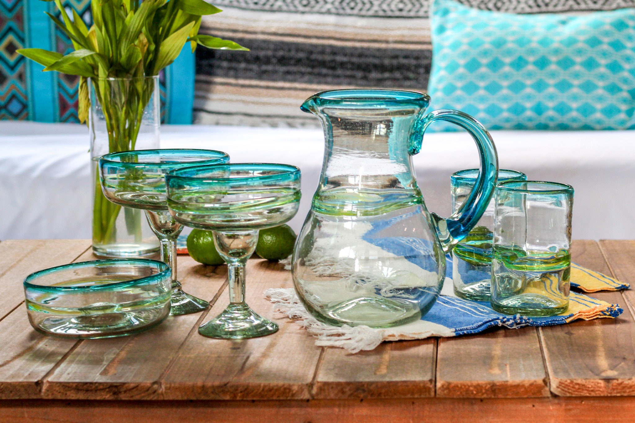 Hand Blown 10oz Glassware - Etsy