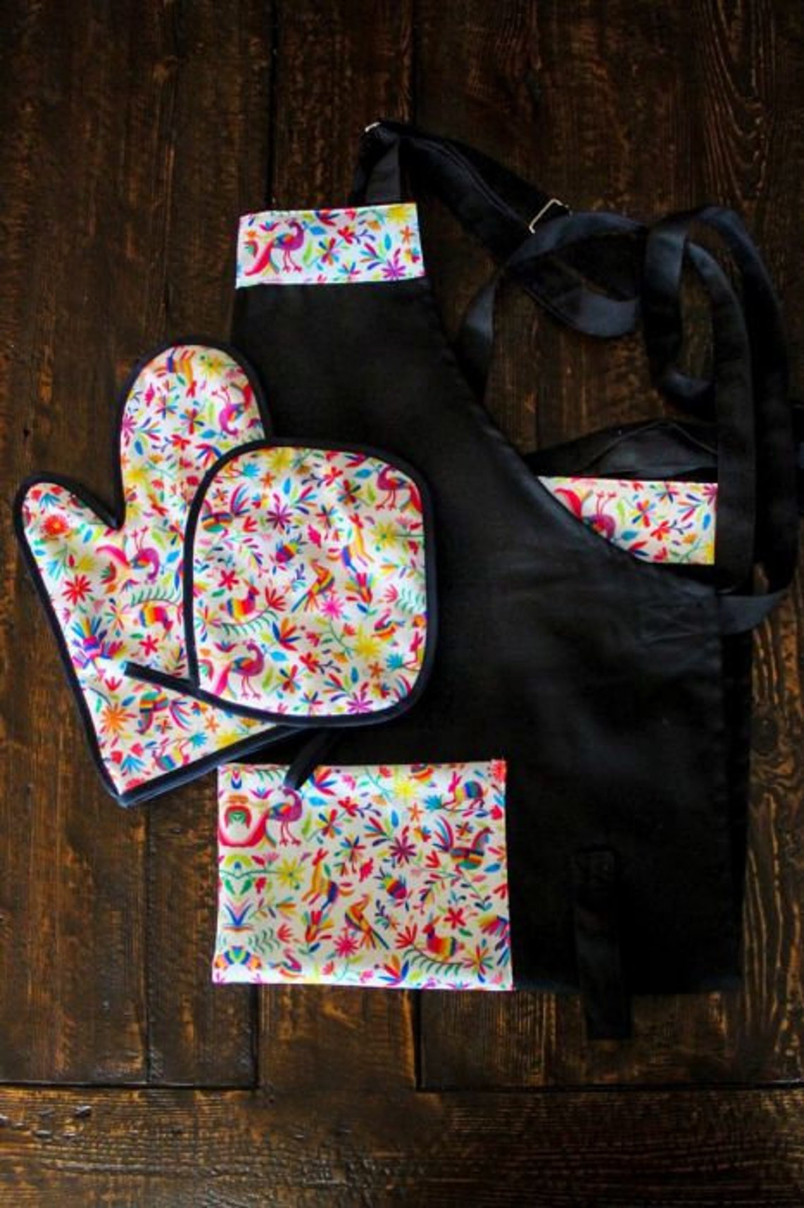 Kitchen Apron Set With Pockets Artisan Made Chef Apron | Etsy