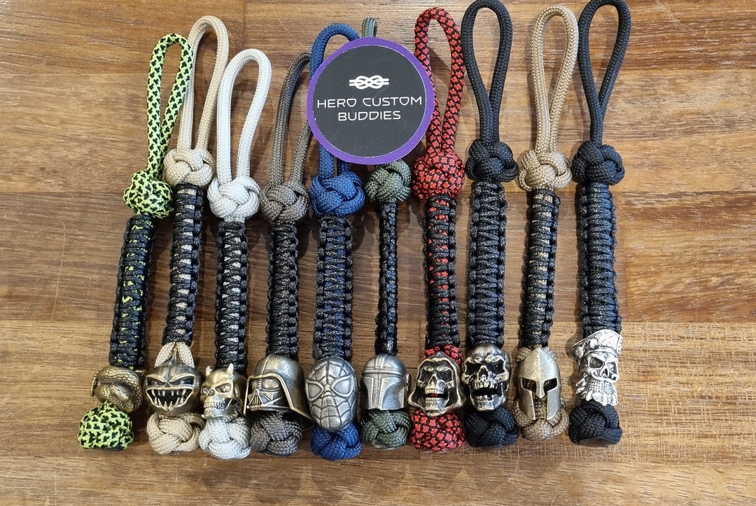 Metal Bead Devil Skull Pirate Spartan Warrior Grim Reaper Paracord 550 ...