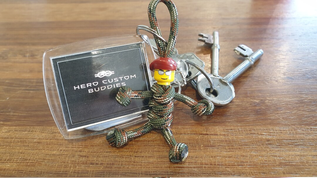 Paratrooper Army Soldier Paracord Keyring Keychain Gifts for Armed ...