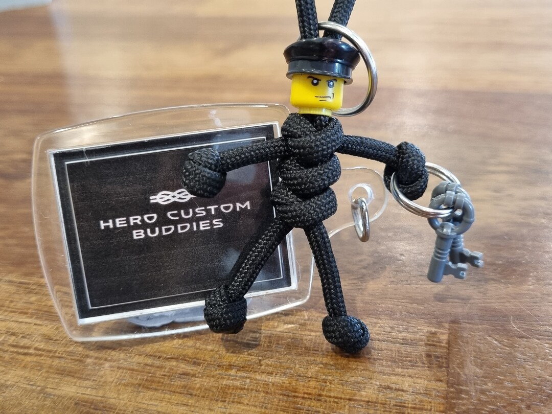 Prison Guard Prison Officer Paracord Keychain Keyring Gift - Etsy