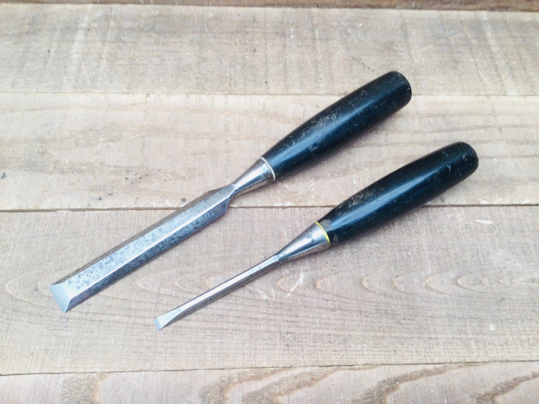 Vintage English Stanley 5001 Bevel Edge Chisels - Etsy
