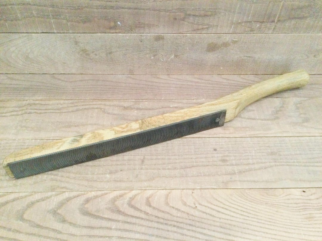 Vintage Dreadnought File Co Sheffield 22” Wooden Handled Carpentry Rasp ...