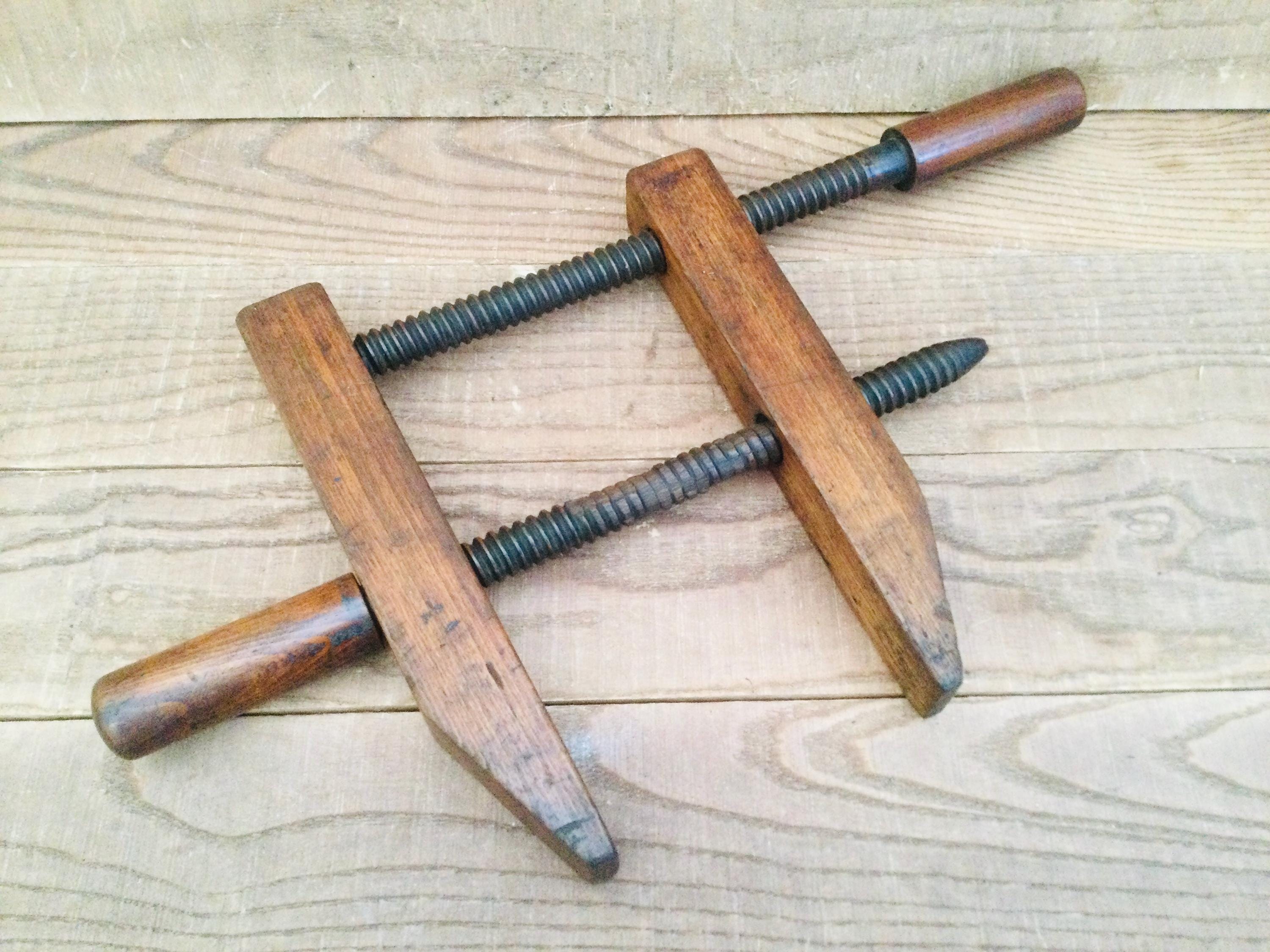 Antique Carpenters Wooden Parallel Screw Clamp - Etsy