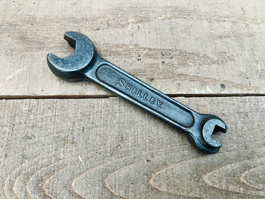 Vintage SHELLEY Enfield 4 Way Stepped Spanner Vintage Motorcycle ...