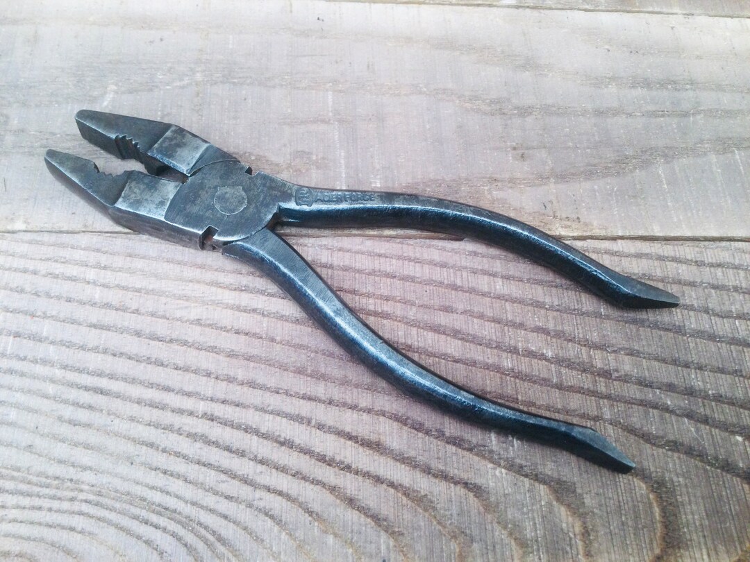 Vintage Acier Forge 7 Combination Pliers - Etsy