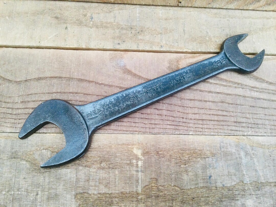 Vintage Colchester Lathe TW Spanner Wrench - TW Brand 1.5/16 X 15/16 AF ...