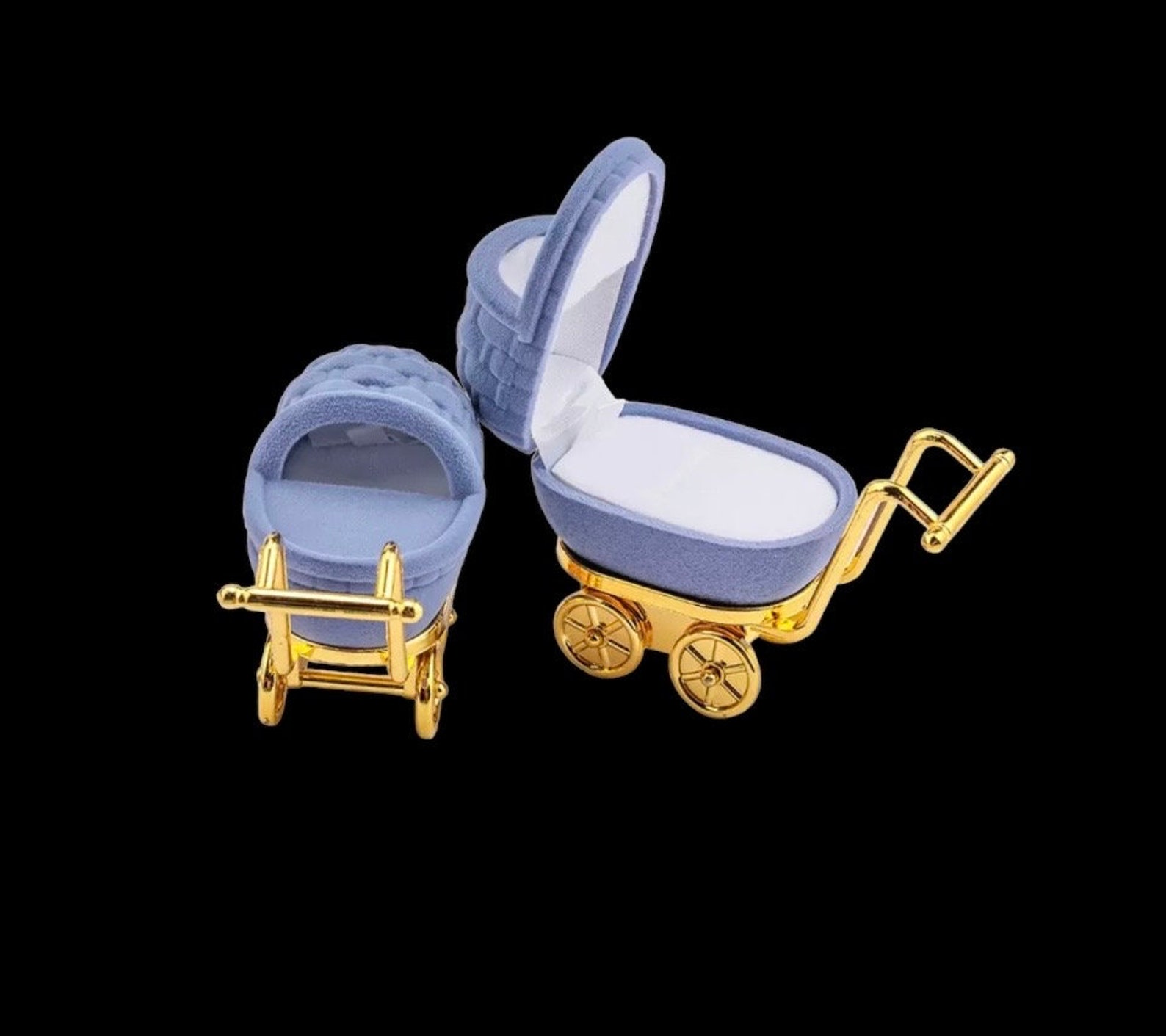 Unique Baby Carriage Stroller Ring Box Engagement Idea - Etsy