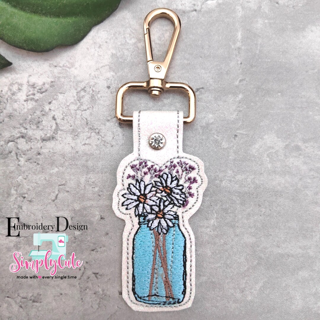 ITH Machine Embroidery Designs, Flower Daisy Embroidery Design, ITH ...