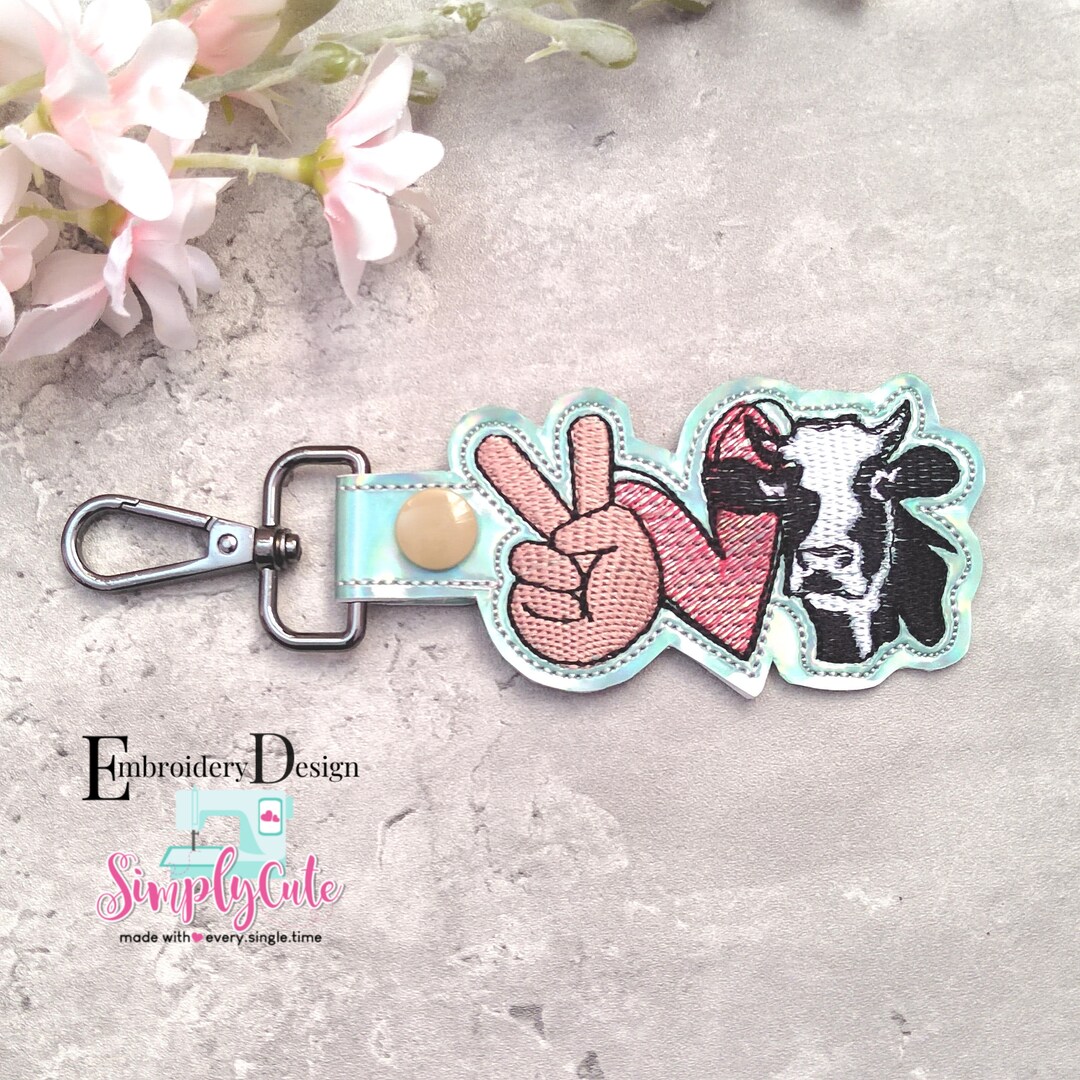 ITH Embroidery Files | Heart Embroidery Files Trendy | ITH Embroidery ...