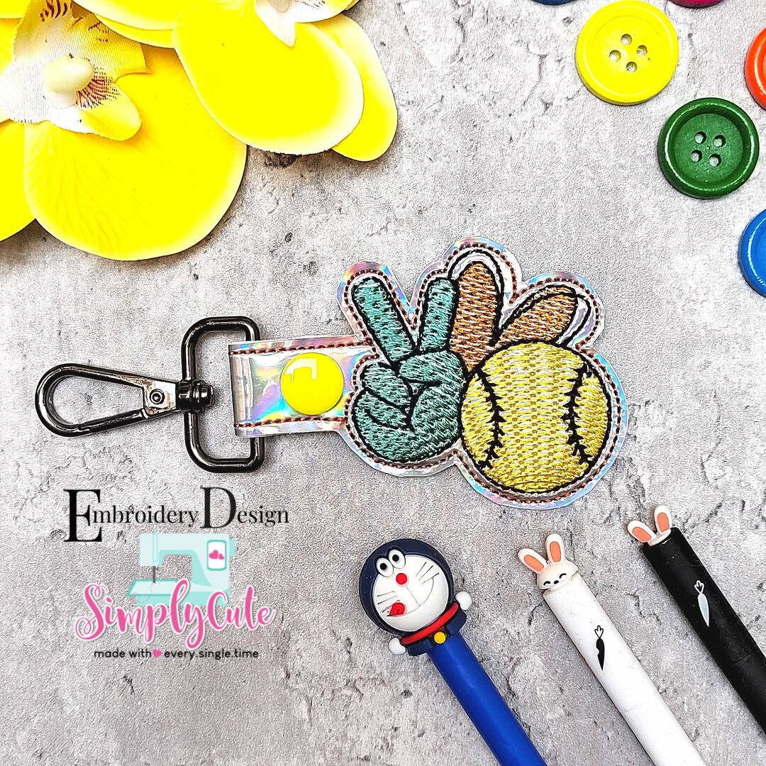 In the Hoop Embroidery Designs | Softball Embroidery Design | Softball ...