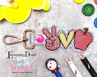 Circle Applique Snap Tab Set Embroidery Digital File Instant - Etsy