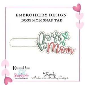 Mom Embroidery Design | Mom Embroidery Files Trendy | ITH Embroidery ...