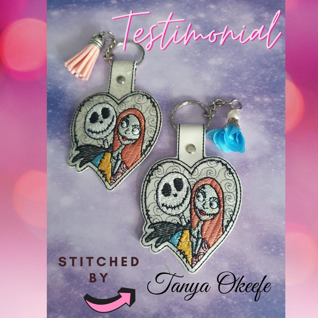 Ith Machine Embroidery Designs Features Key Fob Embroidery - Etsy