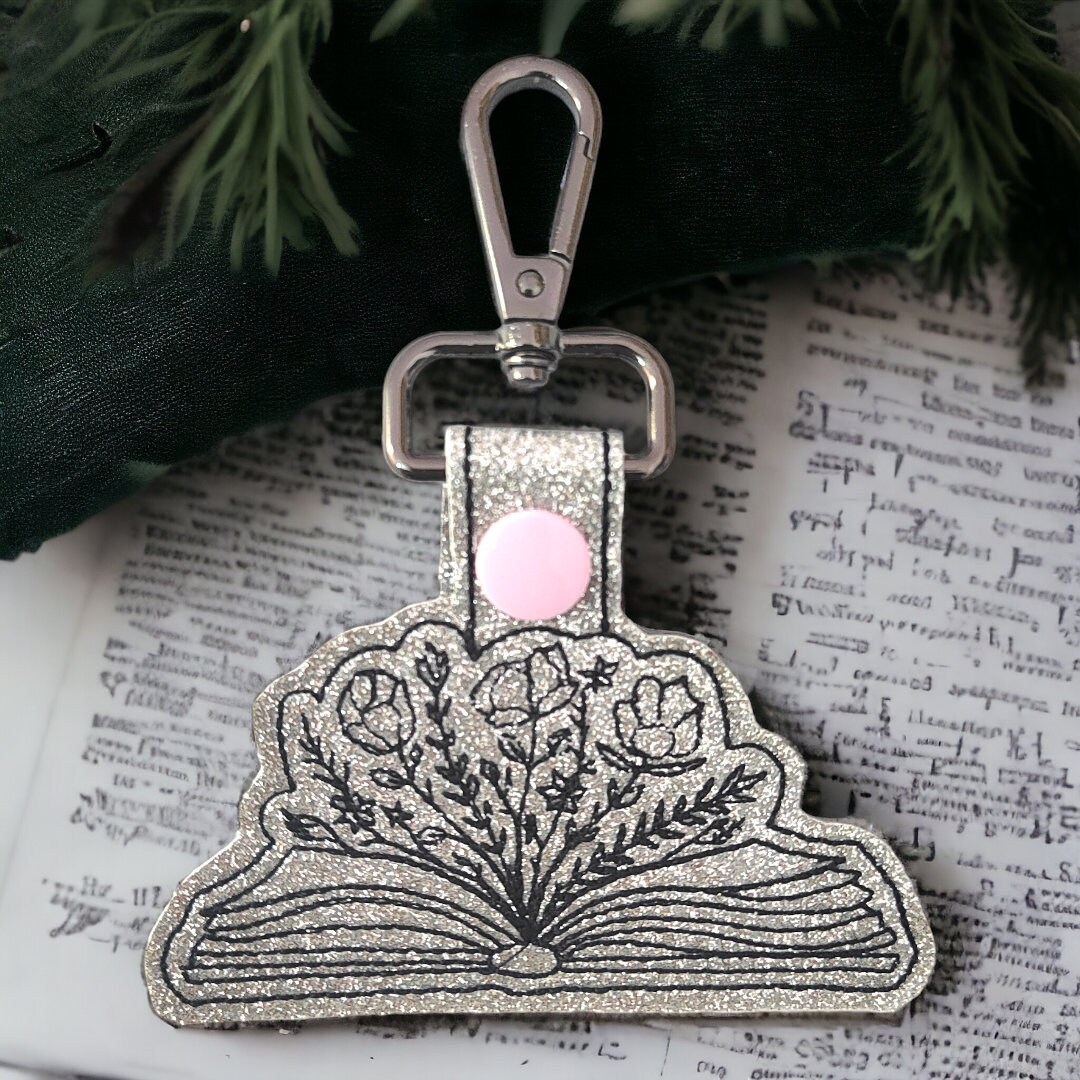 Floral Book Embroidery Designs, ITH Machine Embroidery Designs, Book ...