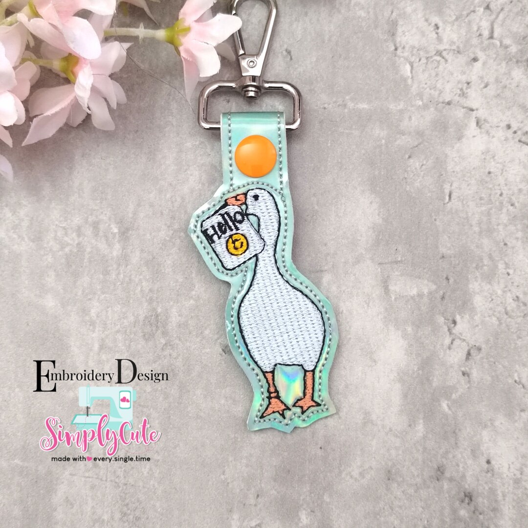 Silly Goose Embroidery Design | Goose Embroidery File | ITH Embroidery ...