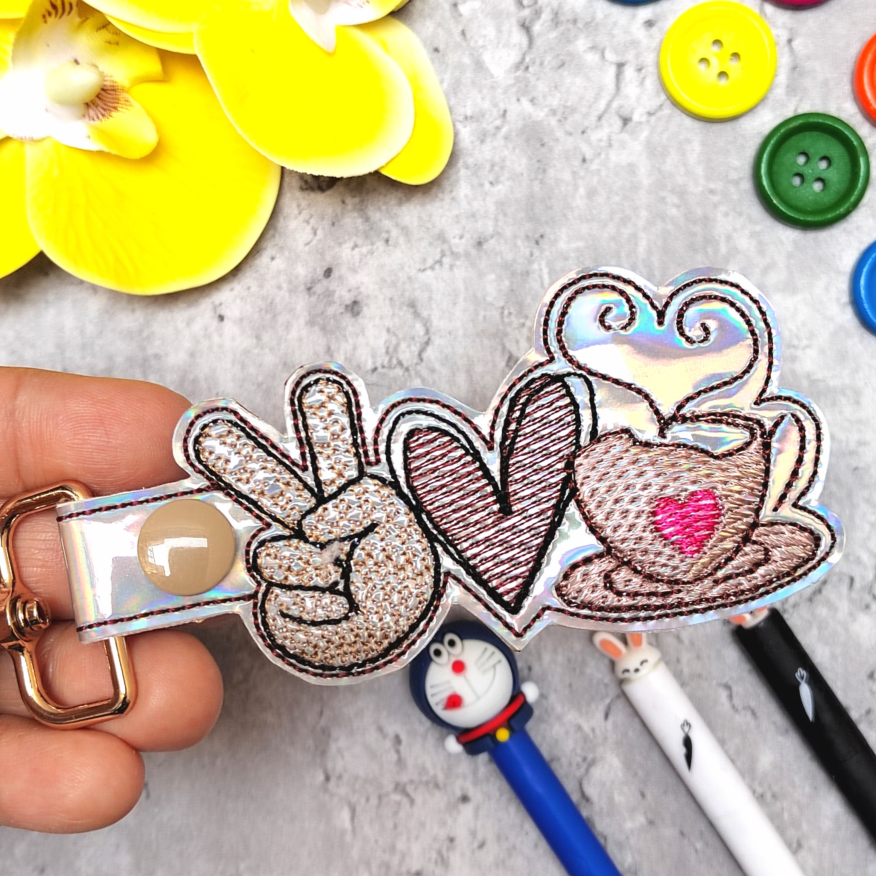 ITH Machine Embroidery Designs Heart Embroidery Designs Key - Etsy