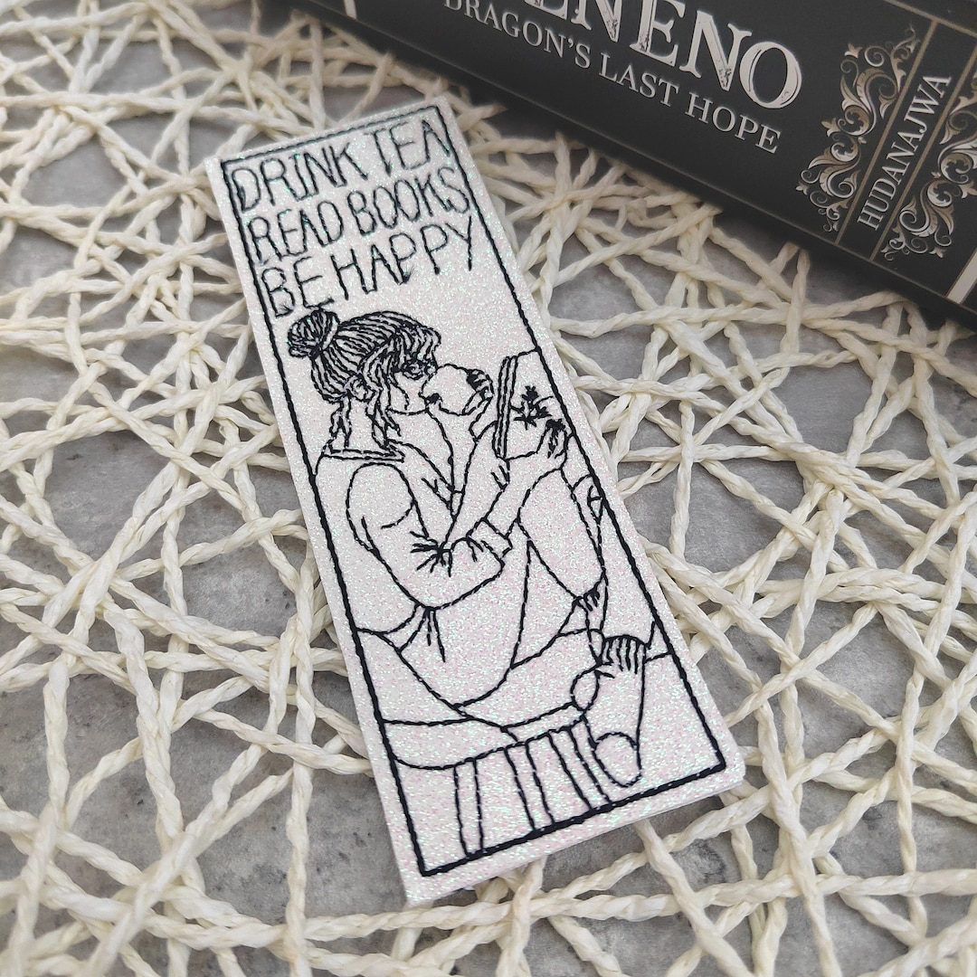 ITH Bookmark Embroidery Design, Book Lover Bookmark, Bookmark Machine ...