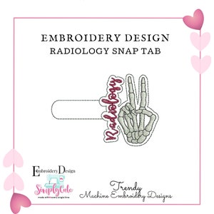 Radiology Embroidery Designs, ITH Embroidery Designs, Medical Staff ...