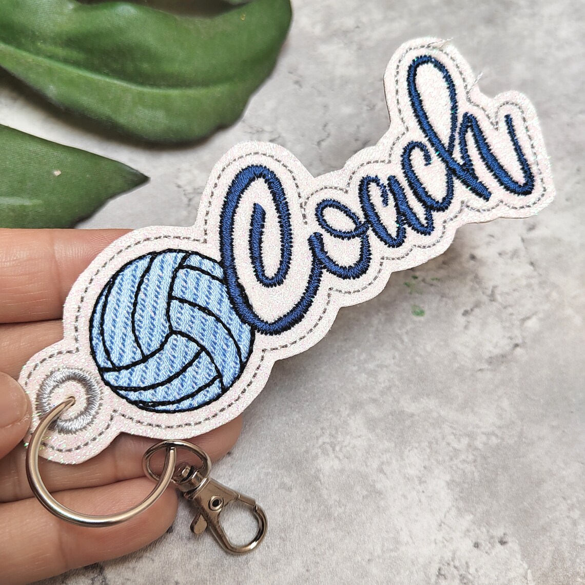 Sports Tag Embroidery Design | ITH Embroidery Files | Coach Volleyball ...