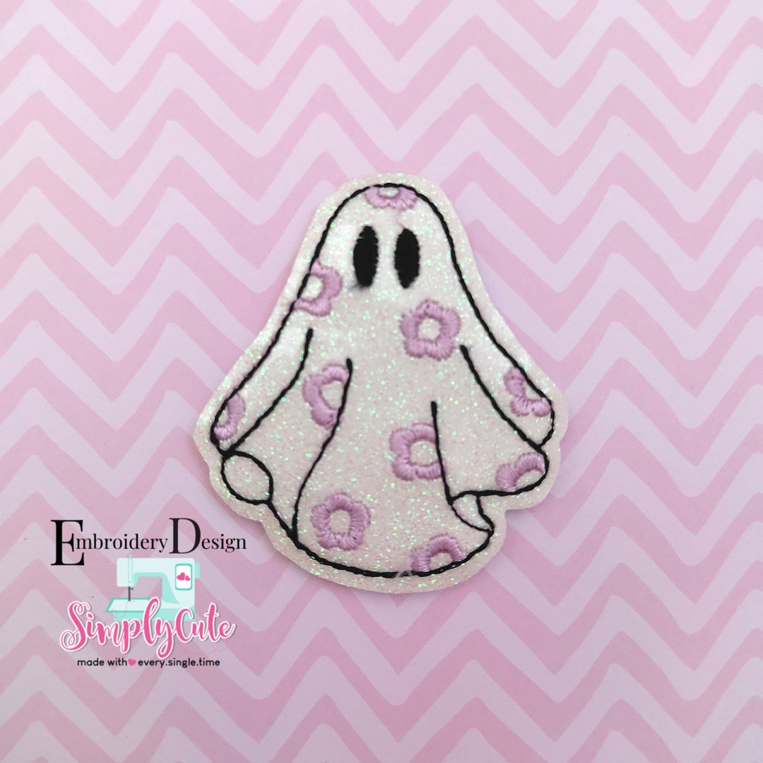 Daisy Ghost Feltie Embroidery Design Western Embroidery File - Etsy